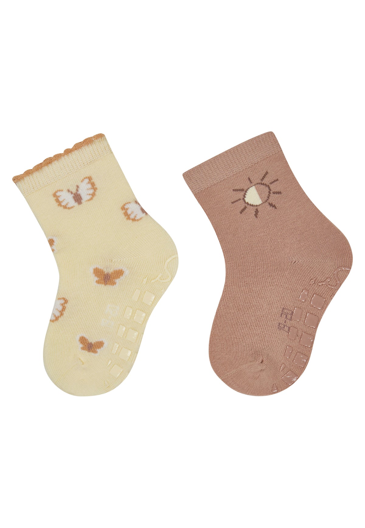 ABS Socks 2-Pack Butterfly Sun ★ | sterntaler.com