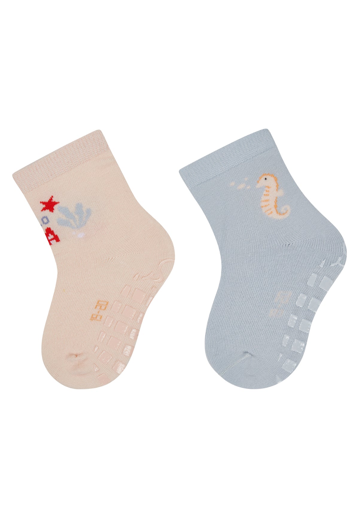 ABS Socks 2-Pack Hello Sea Seahorse ★ | sterntaler.com